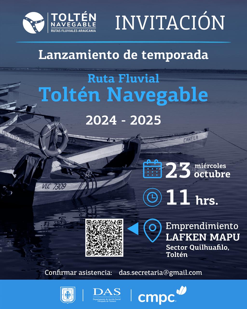 Ruta Fluvial Toltén Navegable - Diócesis de Temuco